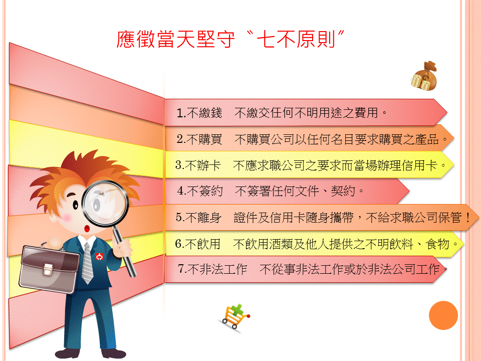 【記者趙奇濤 譚杰採訪報導】 暑假期間是許多青少年朋友求職打工的高峰期，宜蘭縣政府勞工處提醒打工青年或欲求職民眾，近來求職詐騙的手法日漸演進